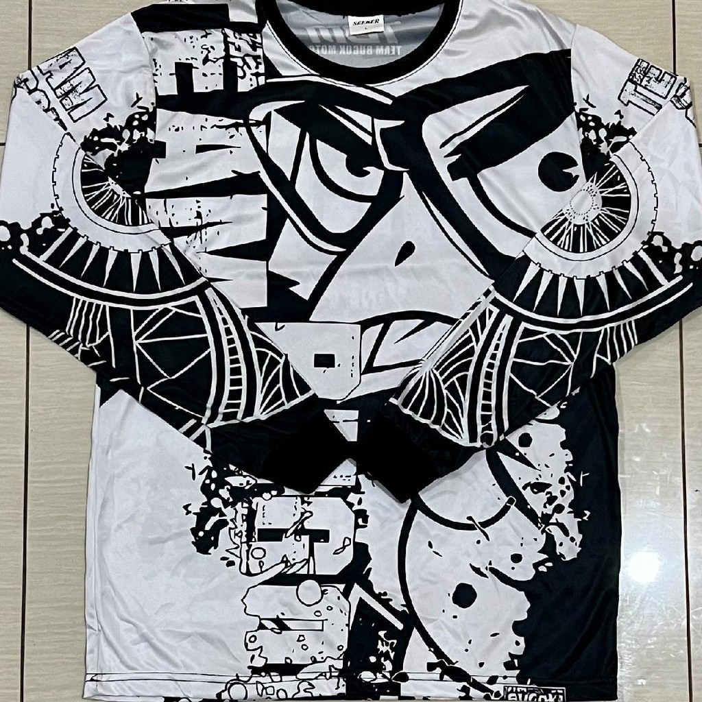 TEAM BUGOK LONGSLEEVE MOTORCYCLE JERSEY IN FULL SUBLIMATION PRINT ...