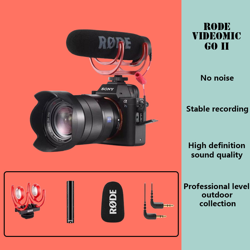 RODE Videomic Go II DSLR Camera Microphone For Mobile Live Streaming ...