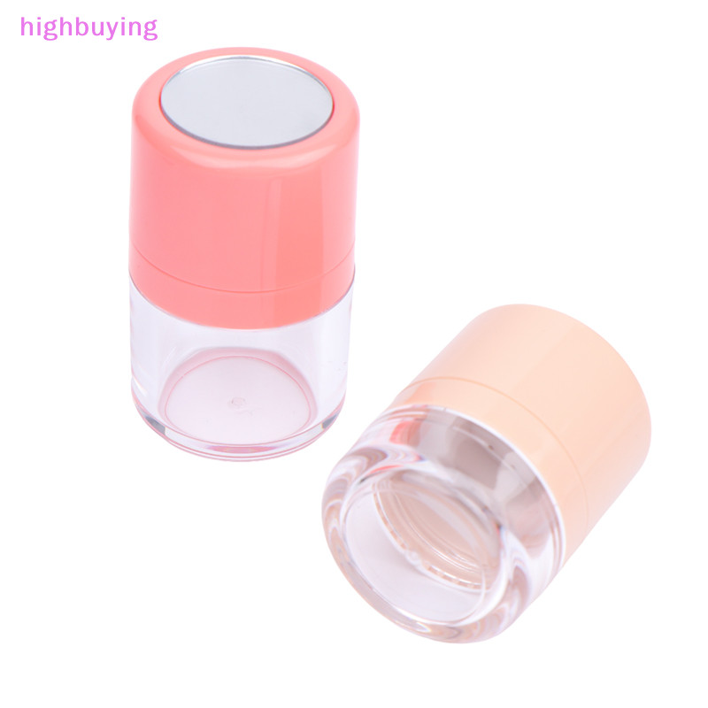 HBPH Mini Empty Refillable Loose Powder Box With Powder Puff Diy ...