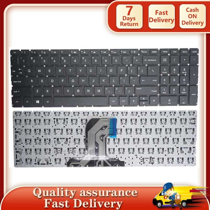 M★-Laptop Keyboard For HP TPN-C125 C126 250 G4 255 256G4 15-AC AY 15Q ...