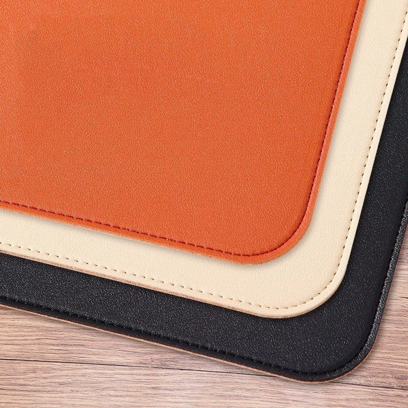 Large mouse pad 3.8mmThickenedPVCLeather Cork Office Table Mat 60X30 ...