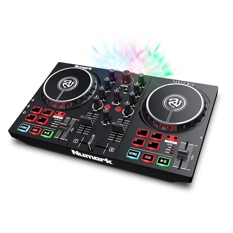 Numark DJ Controller Beginner DJ Equipment with Serato DJ Lite ...