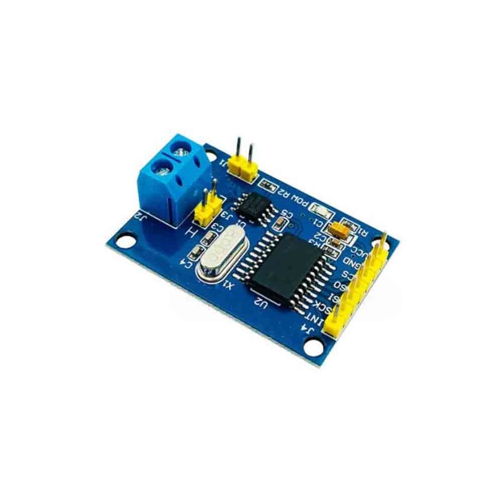 MCP2515 CAN bus module TJA1050 receiver SPI protocol 51 microcontroller ...