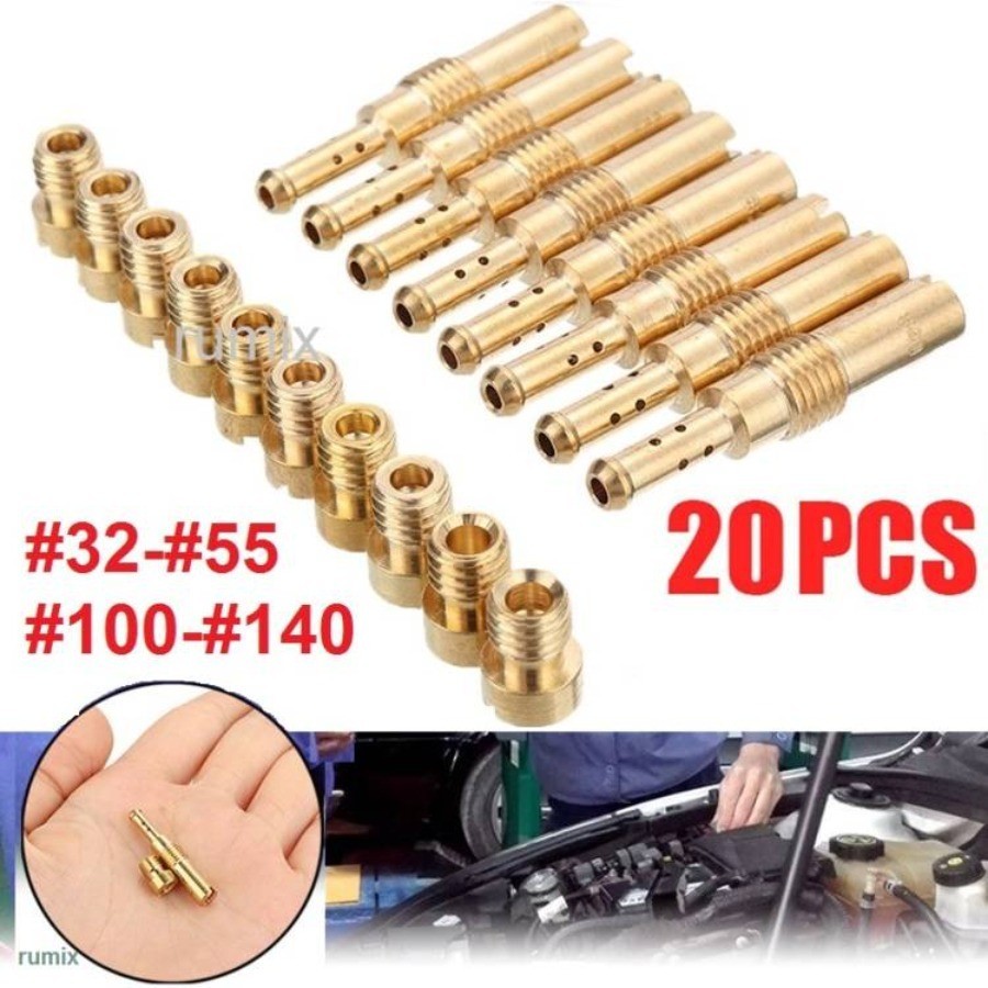 20pcs Mainjet Pilot/Set Mainjet Pilot Jet - Main Jet PWK PE PWL KLX D ...