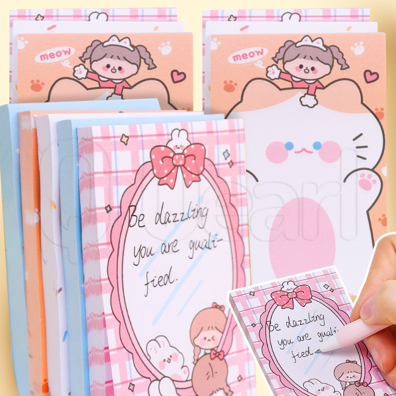 Dudu Girl Sticky Notes - Colorful Anime Sticky Notes - Kawaii ...