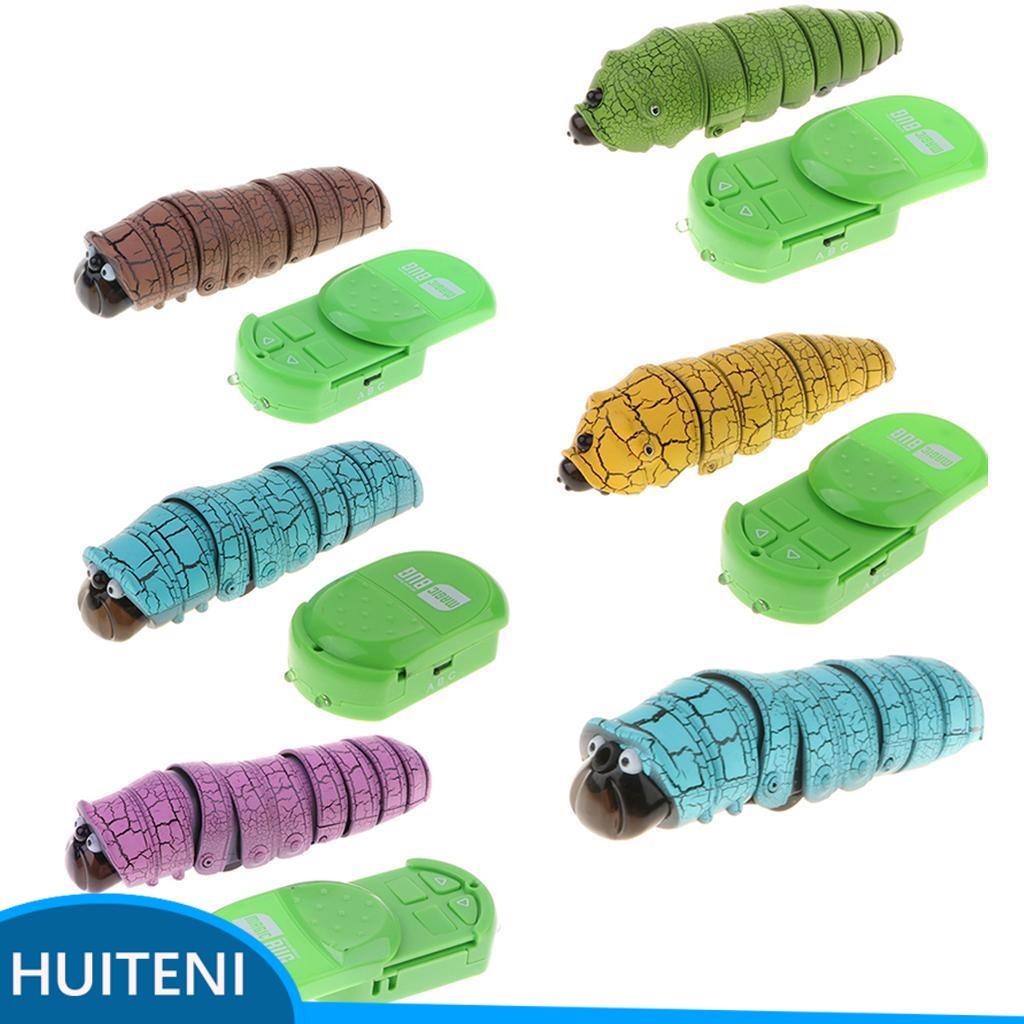 1/2/3 Realistic Remote Control Caterpillar RC Bug Toy Party Prank Trick ...