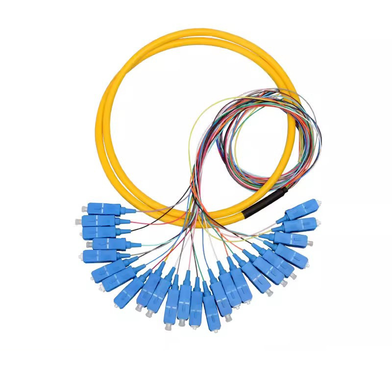 6 Core 8Core 12 Core Pigtail Fiber Optic SC/FC/ST/LC Patch Cord UPC/APC ...