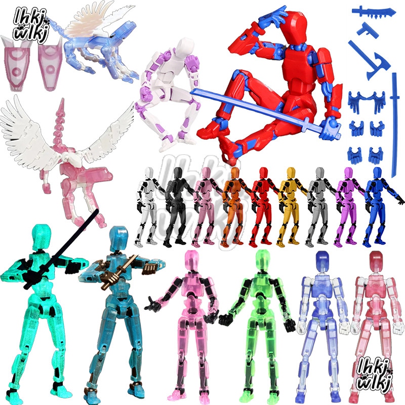 Luminous Dummy 13 Multi Jointed Action Figure Lucky 13 Super Movable ...