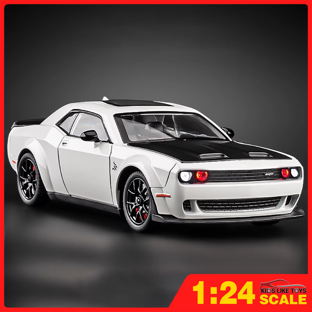 KLT 1:24 Dodge Charger SRT Hellcat Metal Alloy Toys Car Model Diecast ...