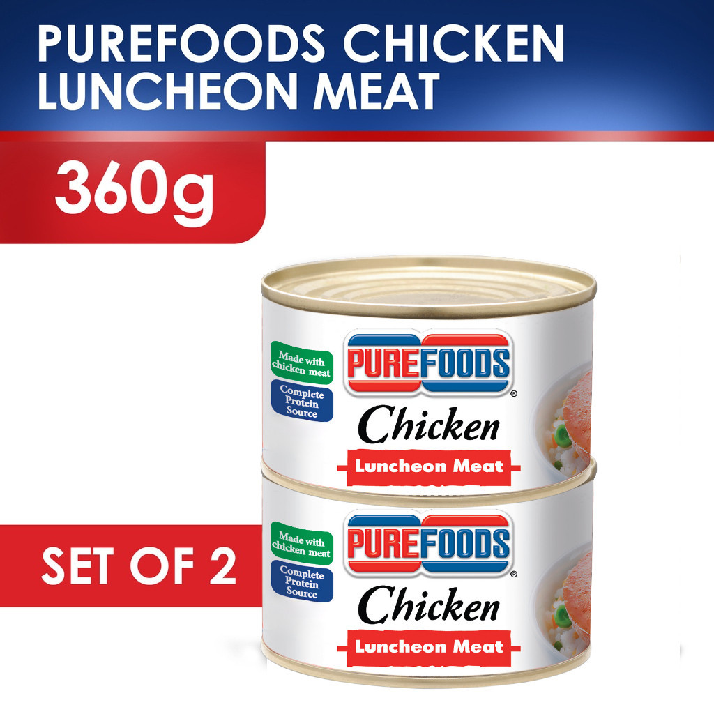 Purefoods Chicken Luncheon Meat (340g) | Shopee Philippines