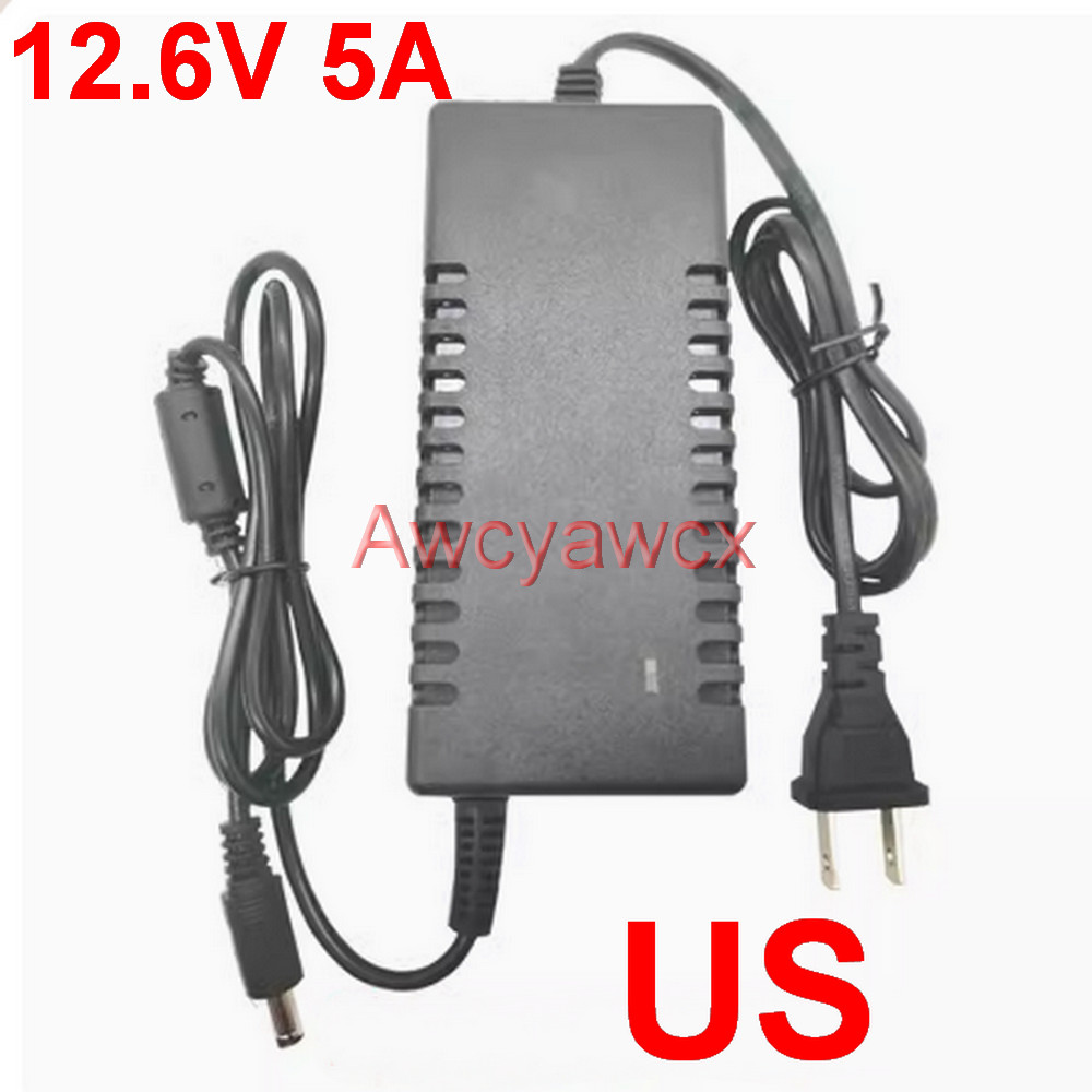 12.6V 5A 4A 3A 2A 1A 500mA Li-ion LiPo Battery smart Charger 3S 18650 AC DC For 10.8V 11.1V 12V ...