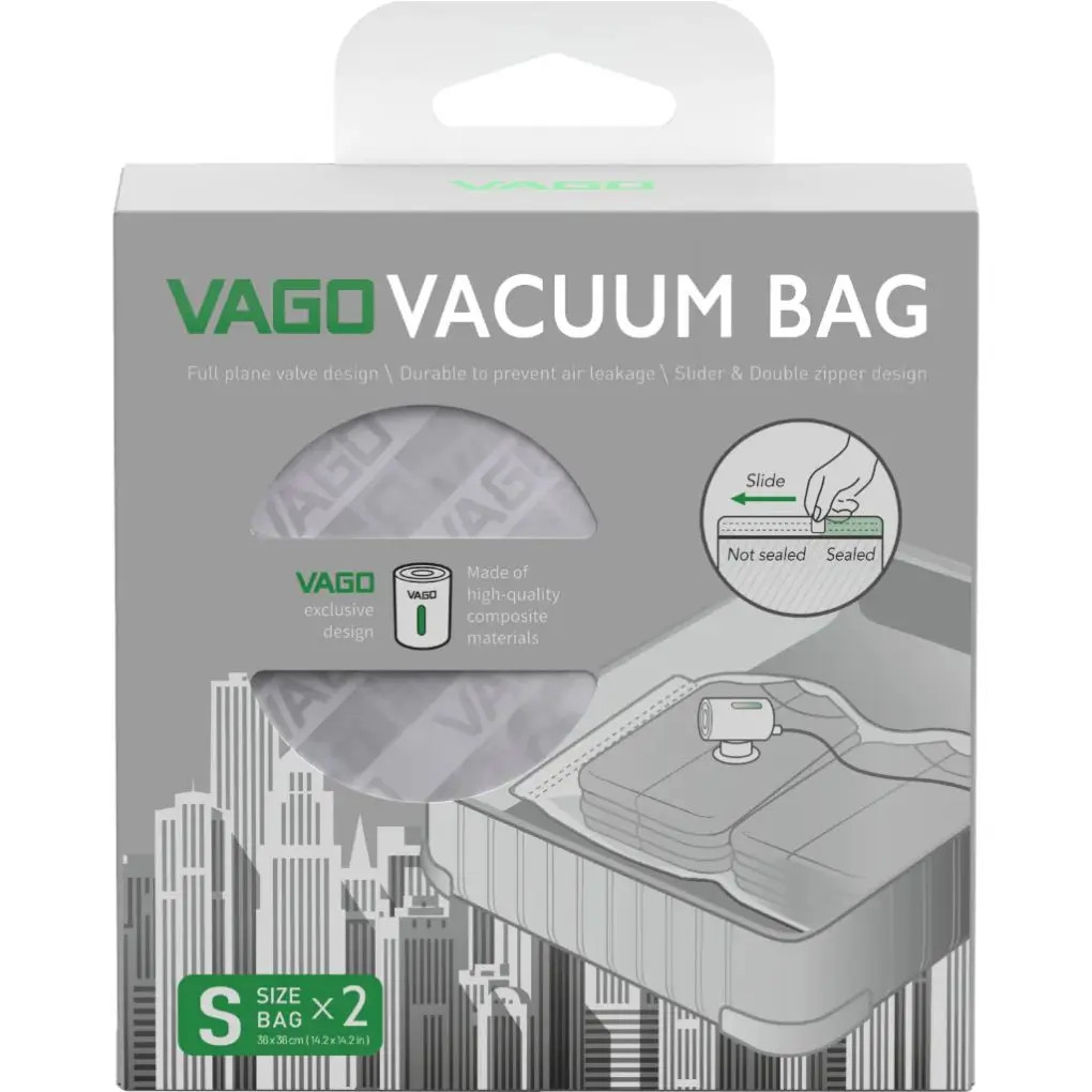 Vago Small Size Vacuum Bag X 2Pcs (36X36Cm) | Shopee Philippines