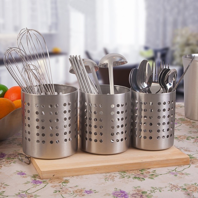 Stainless Steel Cutlery Rack Drain Rack for Spoon and Fork Holder ...