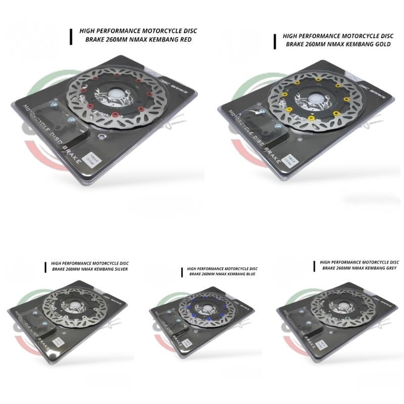 Nmax Floating Cnc 260MM Front Disc Plate Flower Model AGV Racing Pnp ...