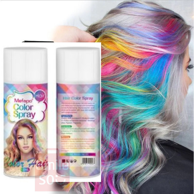 Hair Color Spray Washable Disposable Color Hair Spray 120ml Temporary ...
