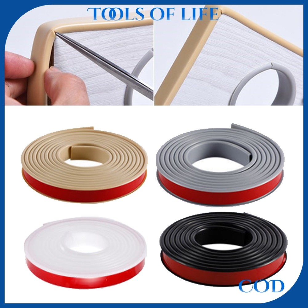FSFO_1M Furniture Banding U-Shaped Rubber Edge Guard Strips Self ...