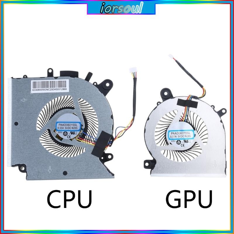 IOR Efficiently CPU GPU Fan CPU Cooler for MSI Katana GF66 Pulse GL66 ...