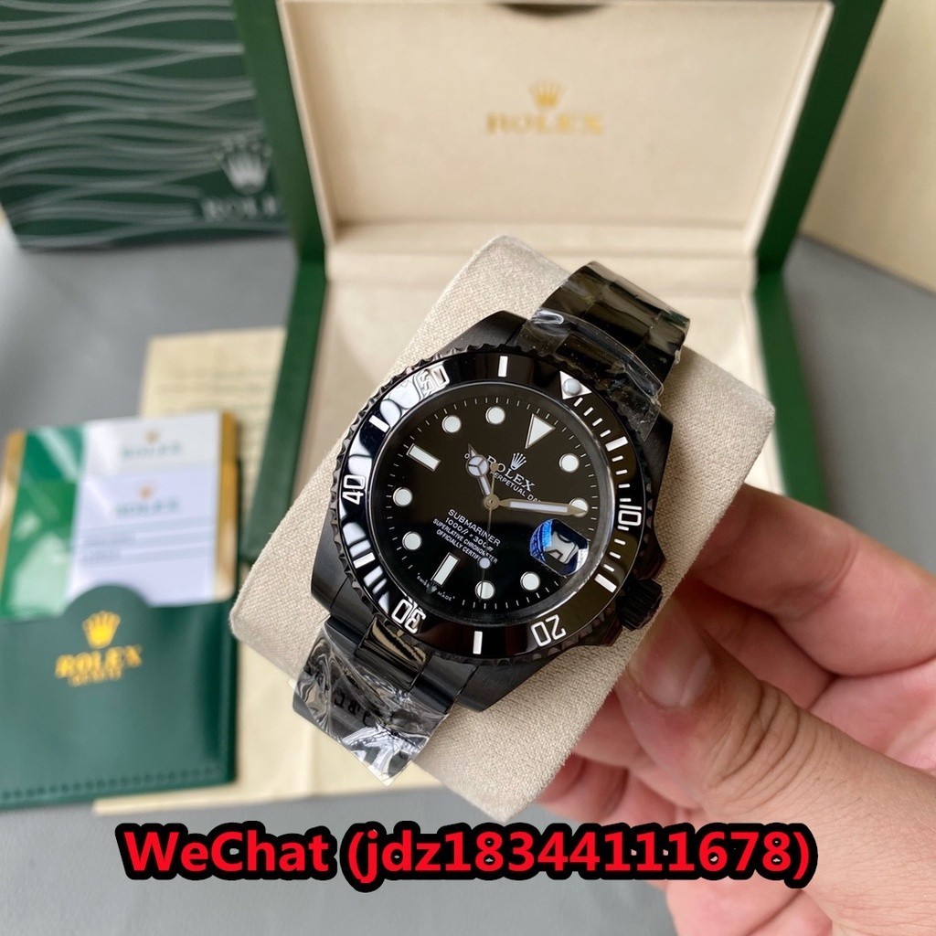 R.olx Submariner Series All Black Shell 40mm Automatic Mechanical Men's ...
