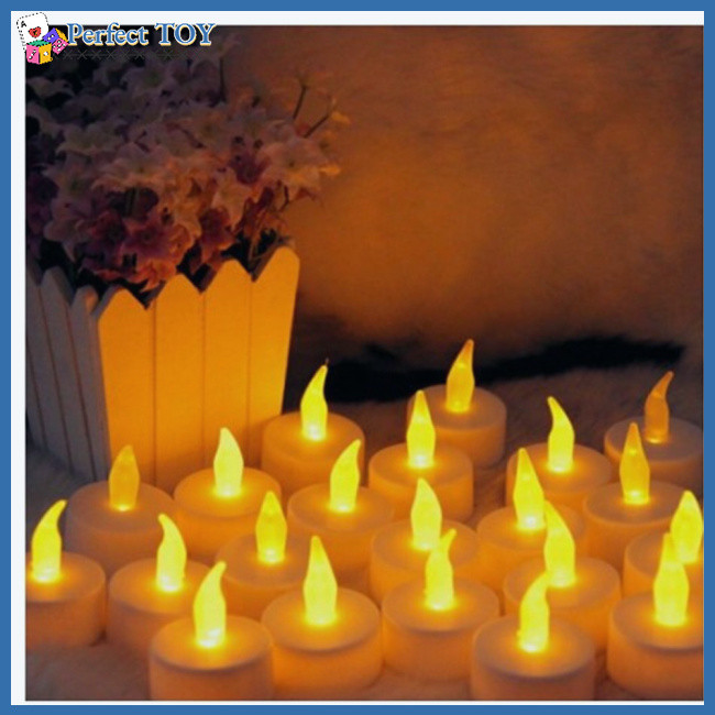 Perfect Flameless Led Candle Light Battery Powered Bright Color Lamp ...