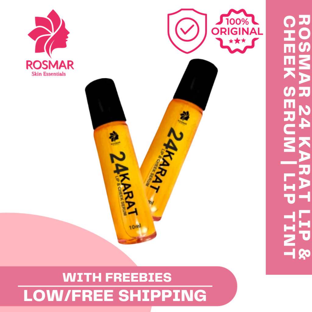 ROSMAR 24 KARAT LIP & CHEEK SERUM | LIP TINT | Shopee Philippines
