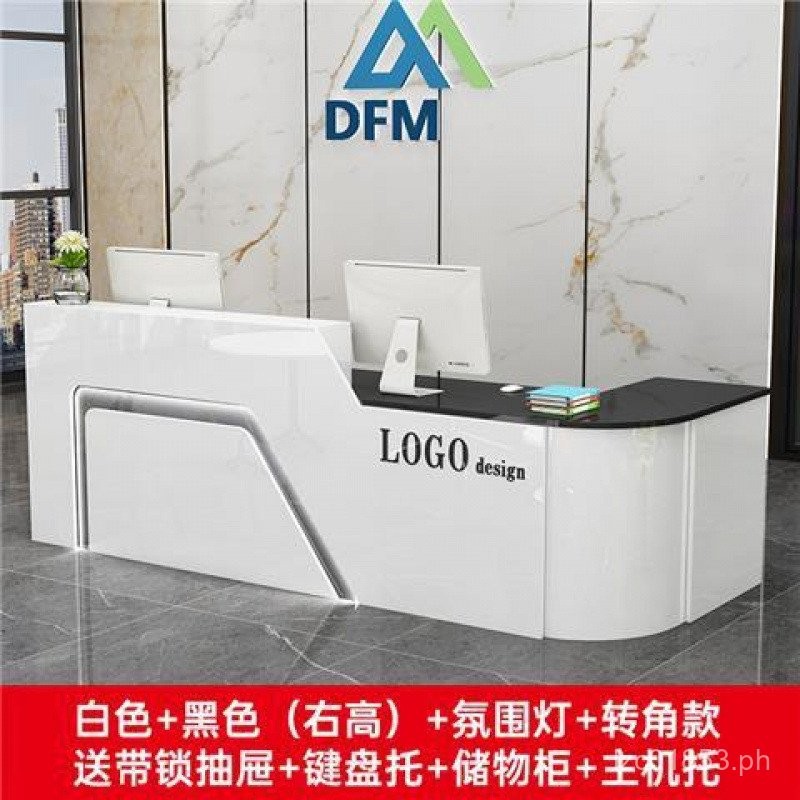 Barber Shop Small Shop Front Desk Bar Counter Clothing Reception Desk ...