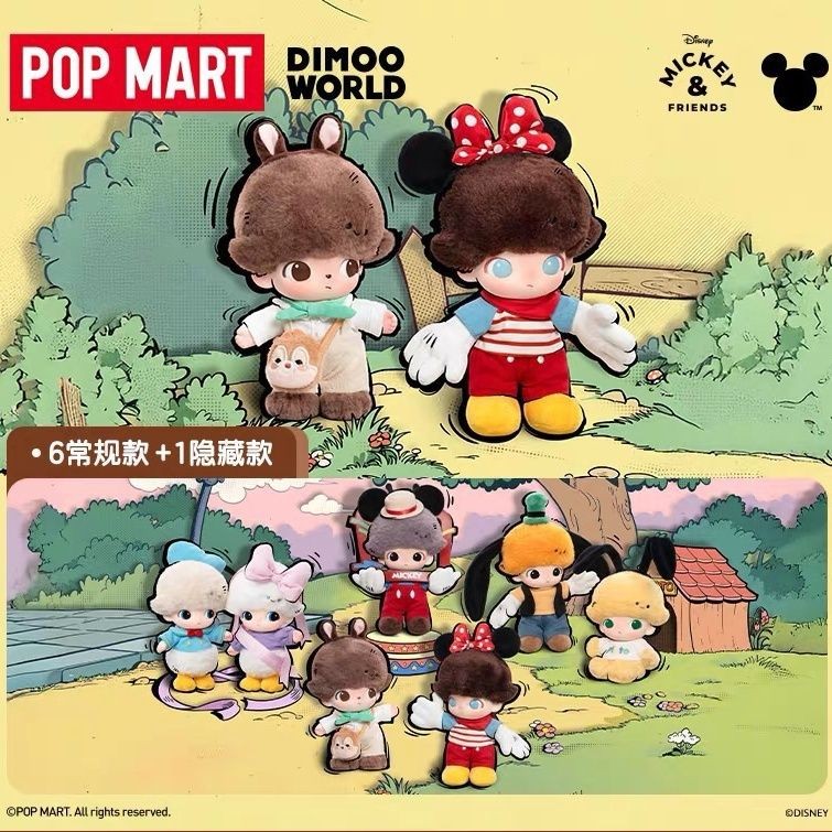 [Ready Stock 100% POPMART Genuine] DIMOO WORLD * Disney Series-Vinyl ...