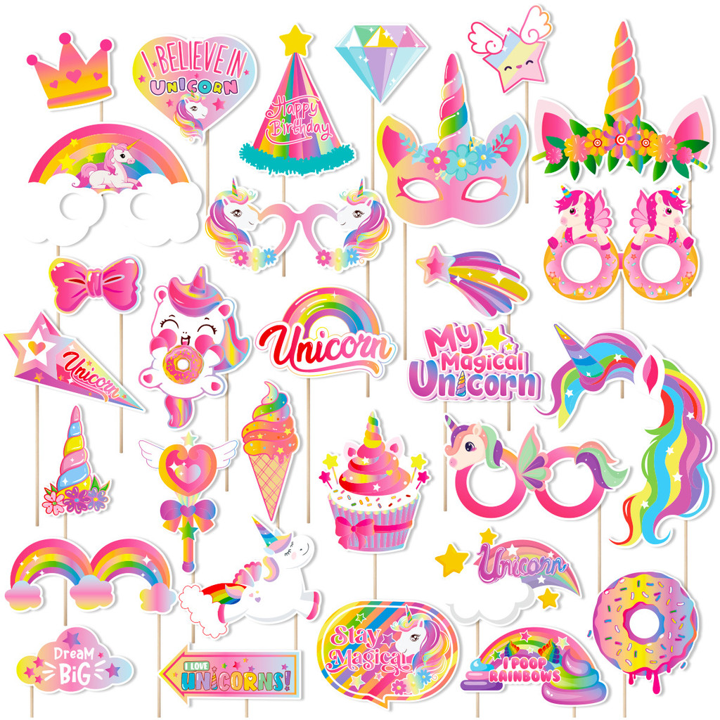 Photo Props Kids Baby Birthday Wedding Party Needs Cute Pink Funny ...