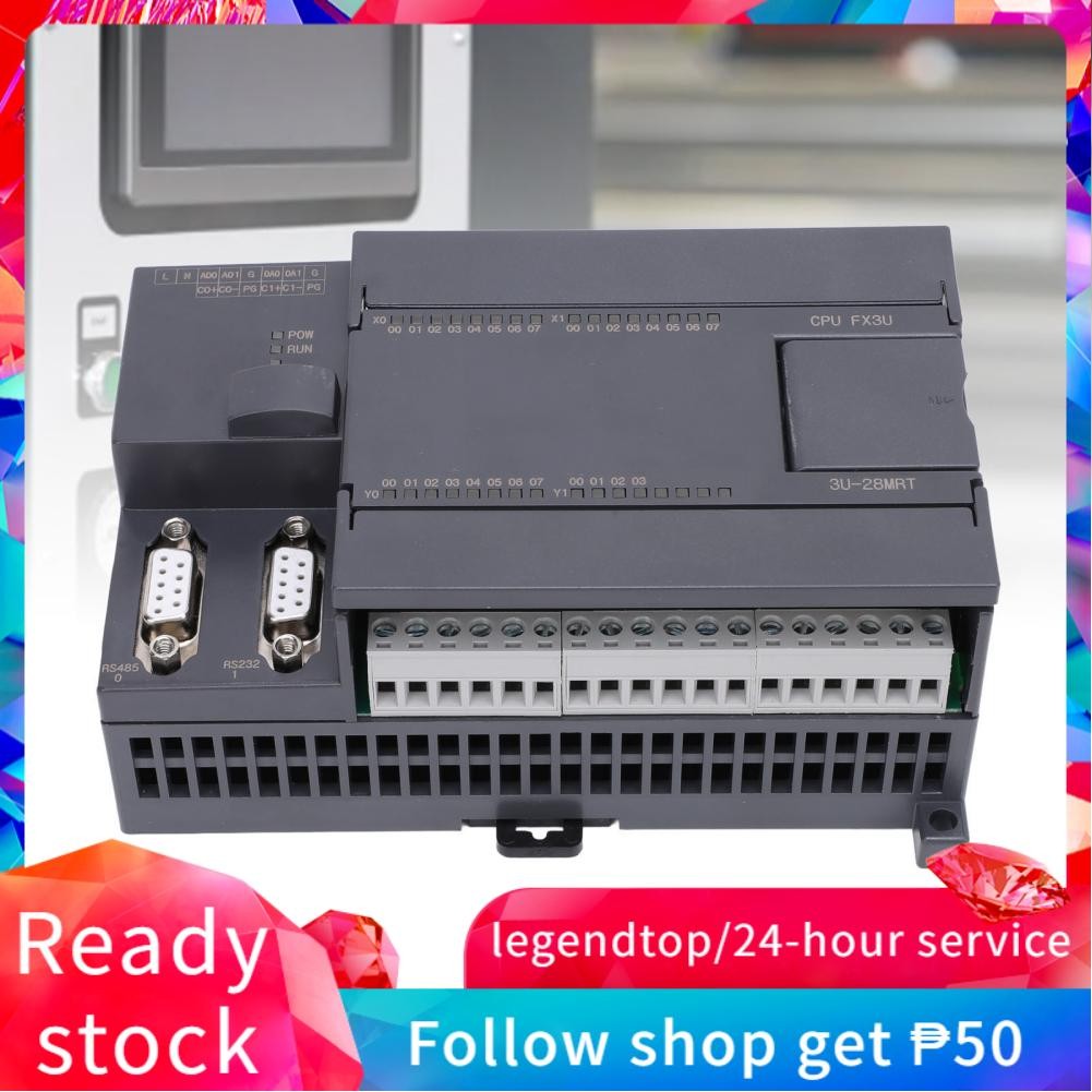 Legendtop 24V PLC Controller Programmable Logic Module 16 Input 12 Output 2 Channel 60K High ...