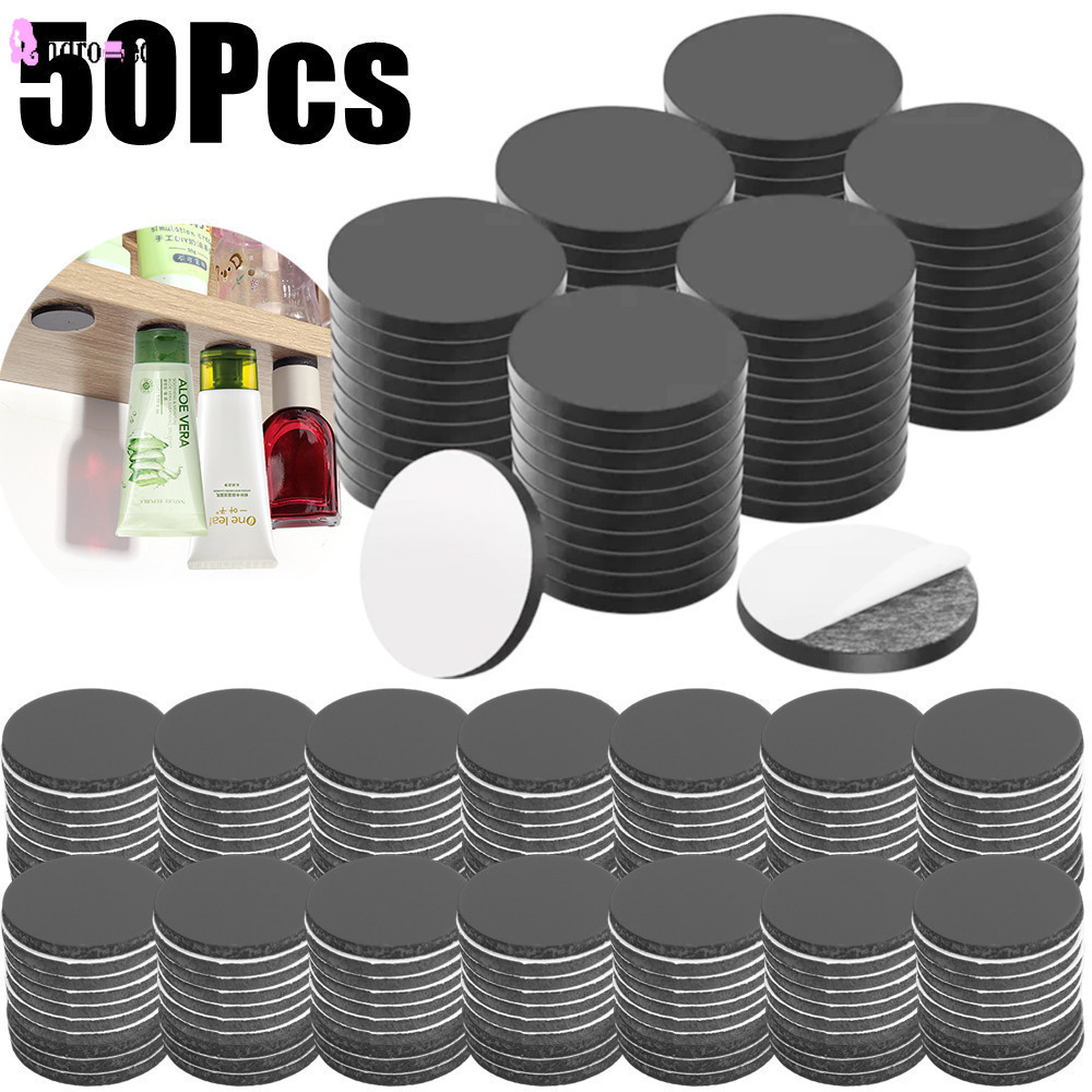 50Pcs Self Adhesive Round Flexible Magnetic Dot Stickers for DIY Crafts ...