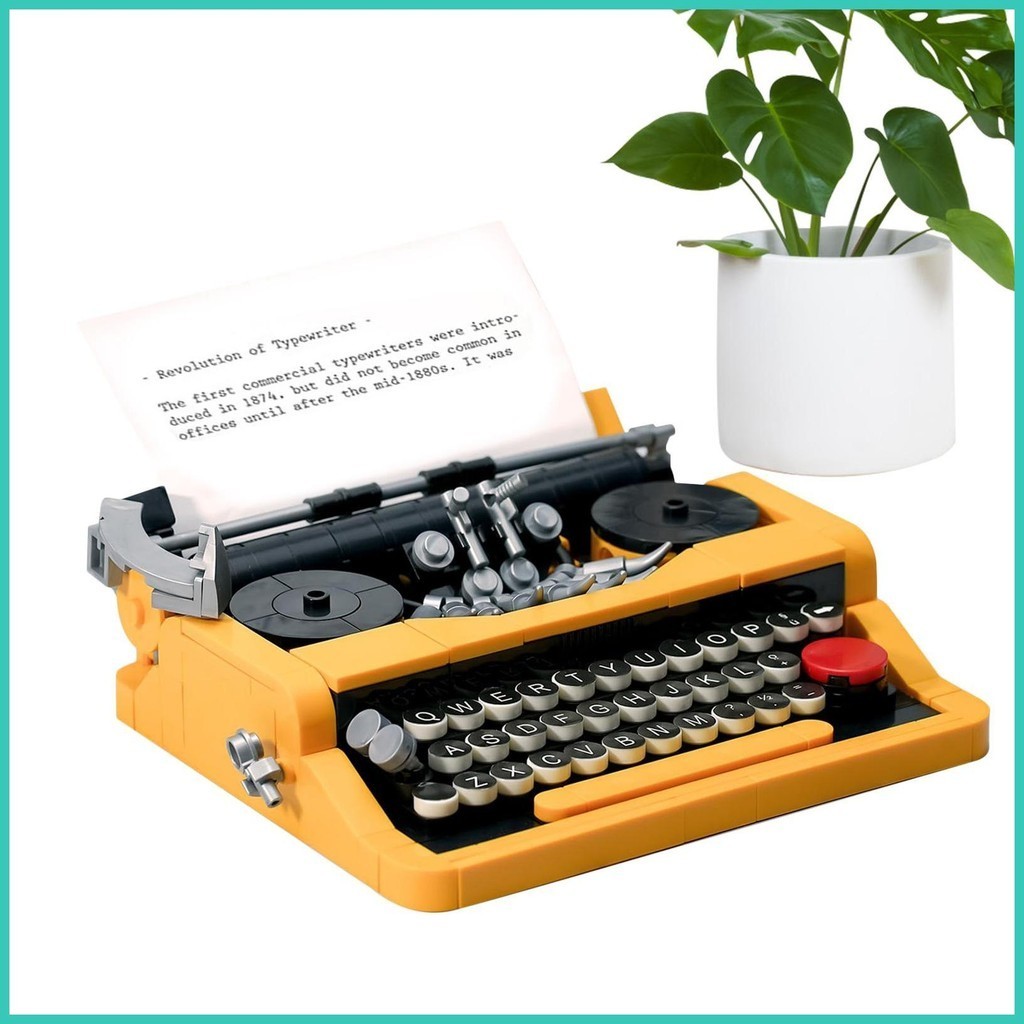 Typewriter Building Set for Adults Vintage Typewriter Building Set ...