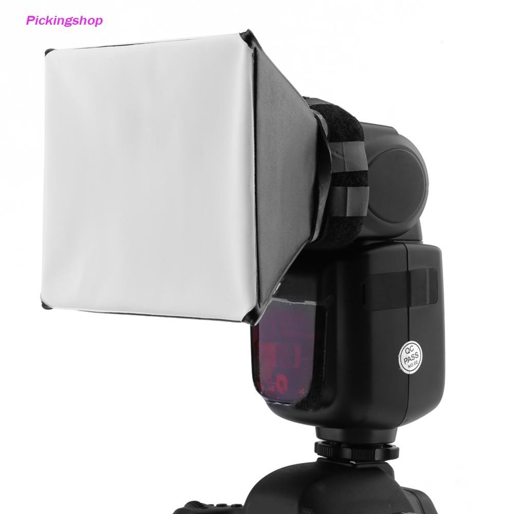 Universal DSLR Photo Flash Diffuser Light Soft Box 125x100mm for Canon ...