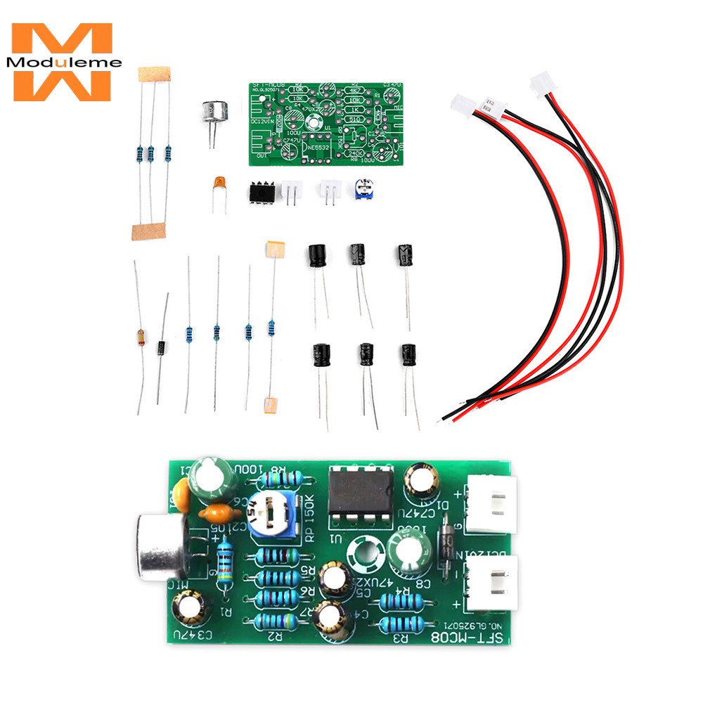Hi-Fi Microphone Pickup DIY Module Noise Reduction Collector Microphone ...
