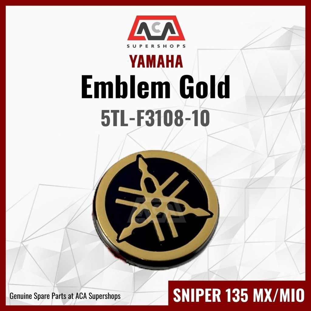 SNIPER 135 MX/MIO EMBLEM GOLD (5TL-F3108-10)(YAMAHA GENUINE PARTS ...
