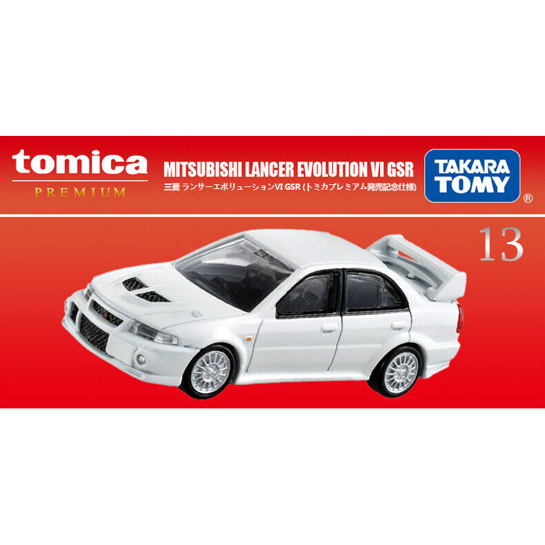 Takara Tomy Tomica TP13 MITSUBISHI LANCER EVOLUTION VI GSR White Car ...