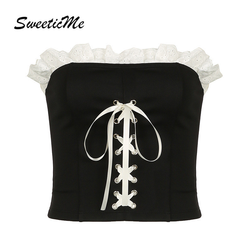SweeticMe Women's 2024 New Fashion Contrast Color Bowknot Slim Fit Sexy ...