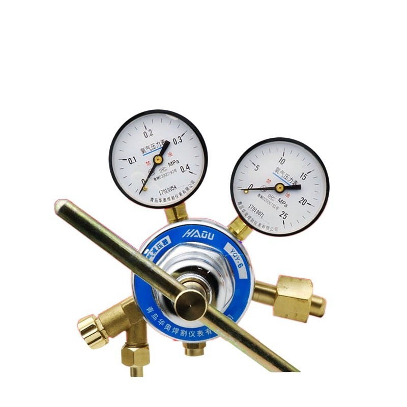 YQY-6 oxygen pressure reducer pressure gauge laboratory pressure reducing valve pressure ...
