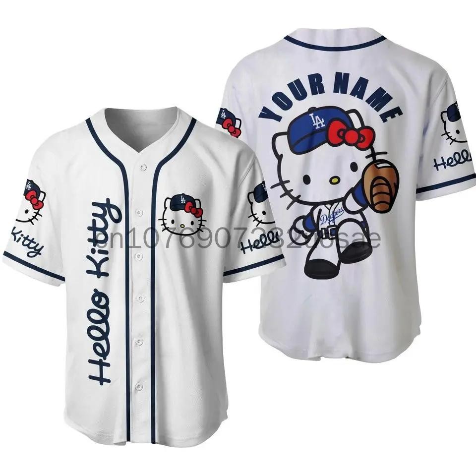New Hello Kitty Baseball Lovely Personalized Cartoon Print Baseball ...