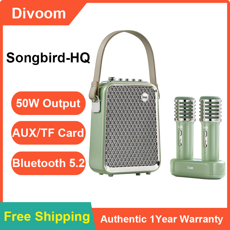 Original Divoom Songbird Portable Wireless Bluetooth Speaker 50W ...