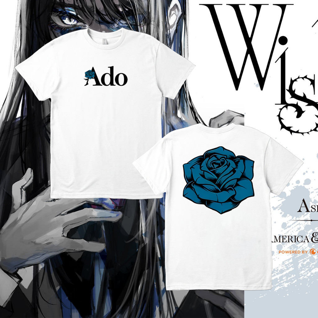ADO THE FIRST WORLD TOUR "" T-Shirt Cotton 1 Singapore Concert Fabric ...