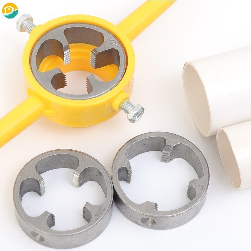 6Pcs/set Easy Installing Manual Pipe Threader Plumbing Water Pipe Die ...