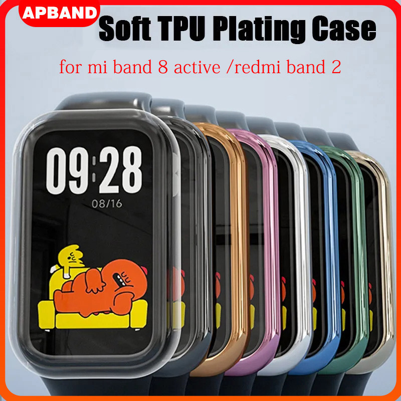 Case for Mi Band 8 Active Case Soft TPU Screen Protector Bumper Redmi ...