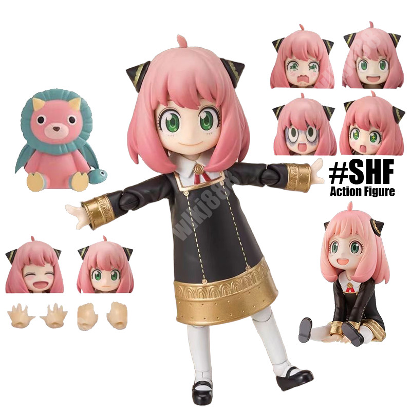 SPY X FAMILY Action Figure Anya Forger SHF Action Figure Movable Joints ...
