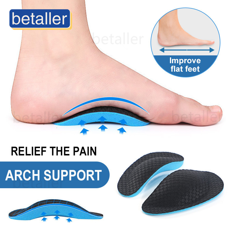 Arch Support Insert Flat Foot Corrector Insoles High Elastic Sponge ...