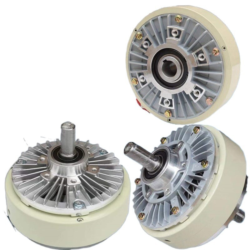 Dual-axis magnetic powder clutch, single-axis brake, hollow external ...