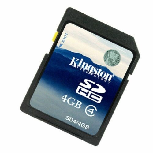 Kingston SD Card 4GB Class4 Digital Memory Flash Card for C4 SDC4/4G ...