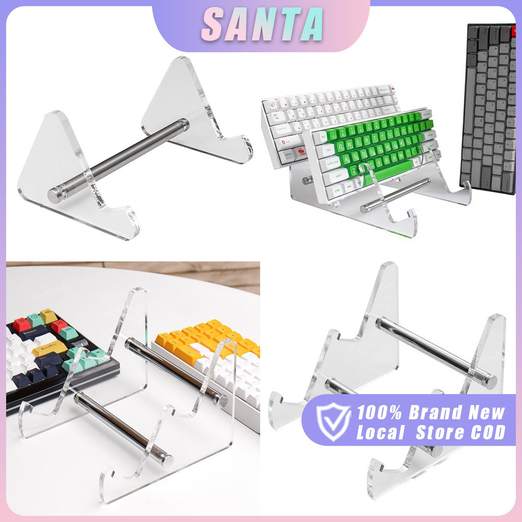 1/2/3-Tier Mechanical Keyboard Stand Transparent Acrylic Gaming ...