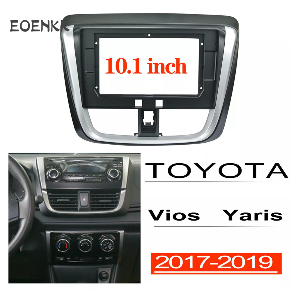 Honxun 10.1 inch car android head unit facia plate 2din frame stereo ...