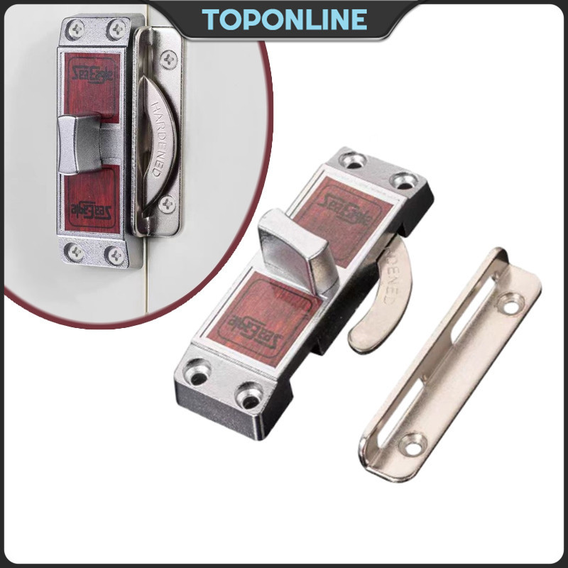 Universal Sliding Door Latch Lock Accordion Door Latch Keyless Twist ...
