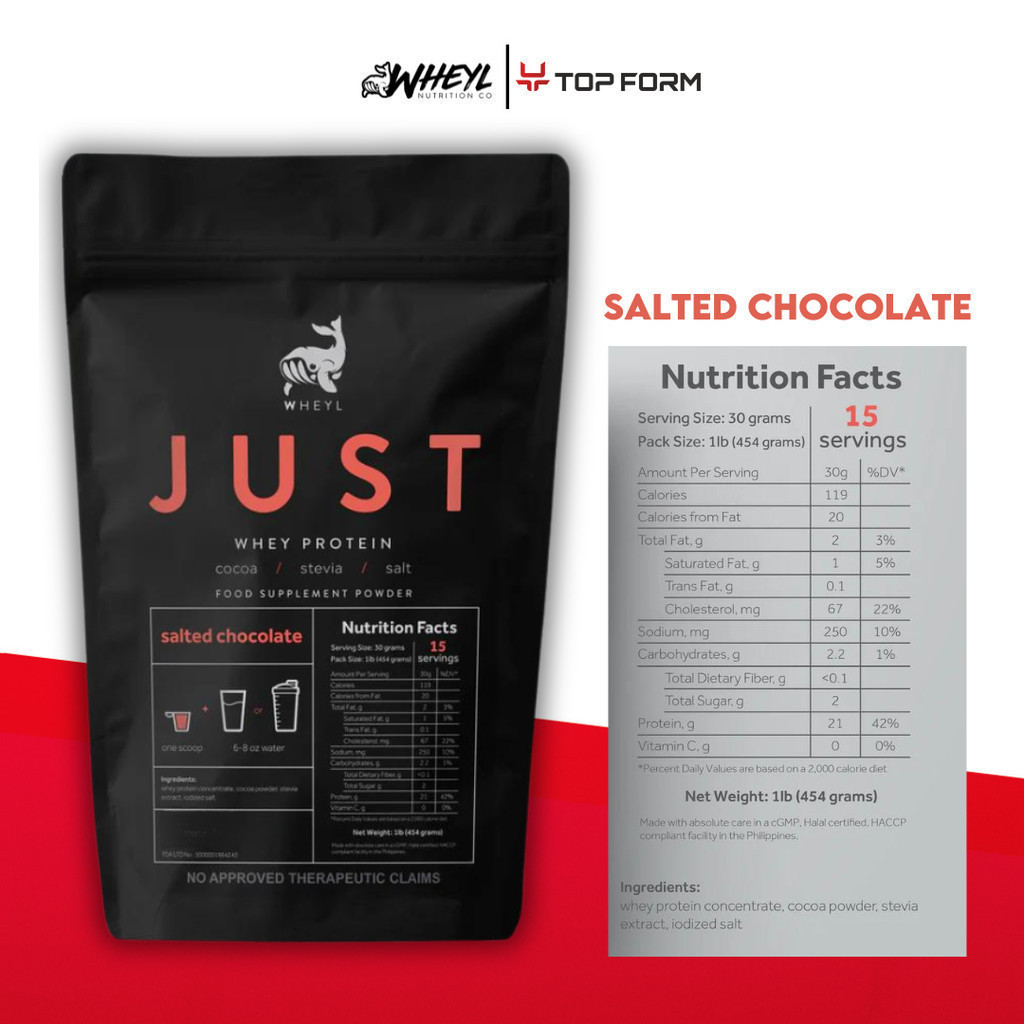 JUST Whey Protein, with Stickers Scoopers Shaker, by Wheyl Nutrition ...