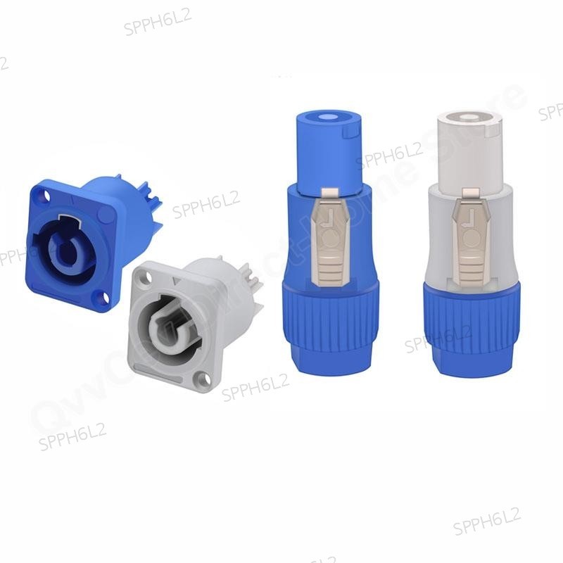 5Sets(10pcs) Powercon Connector Lockable Cable Connector + Chassis ...